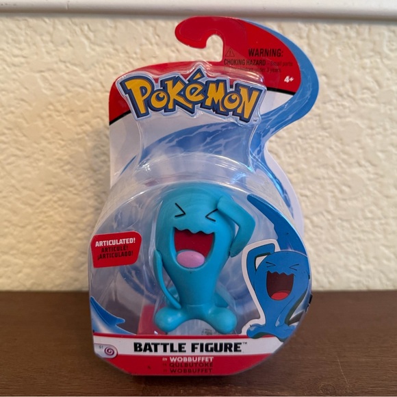 Pokemon | Toys | Pokemon Wobbuffet Articulated Battle Figure Jakks ...